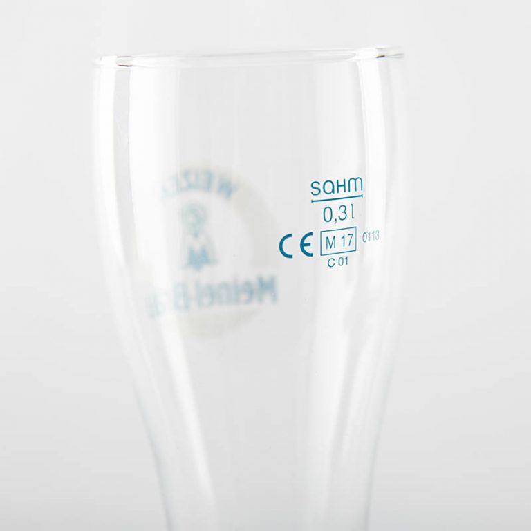 Weißbier Glas 0,3l mit Meinel Bräu Logo | Meinel Bräu